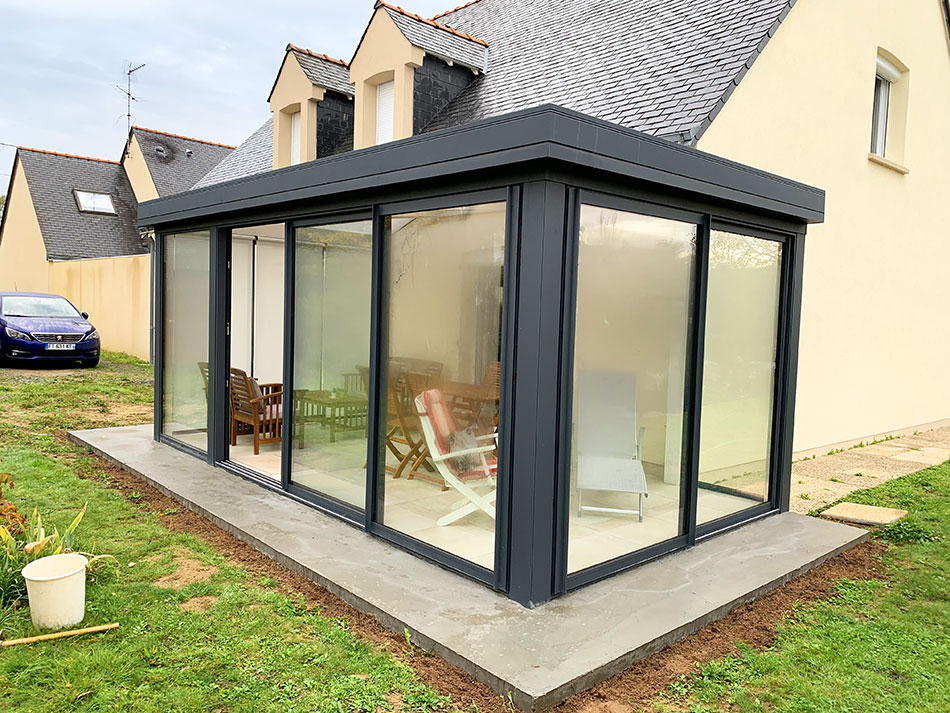 Une véranda bois alu à Angers (49) | Vie & Véranda