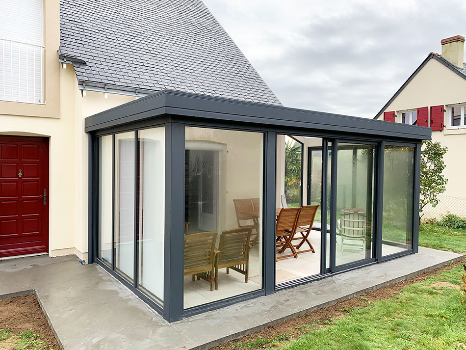 Une véranda bois alu à Angers (49) | Vie & Véranda