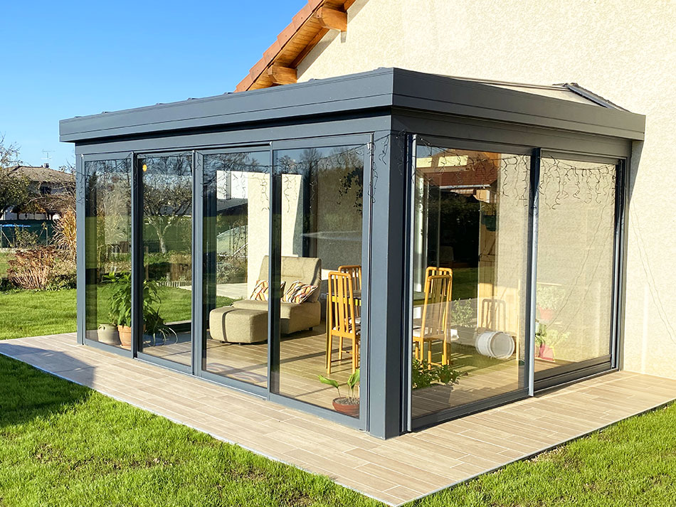 Avis véranda bois alu Les Abrets (38) | Vie & Véranda