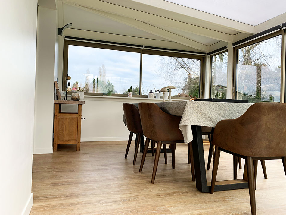 Avis véranda bois alu à Marans (49) | Vie & Véranda