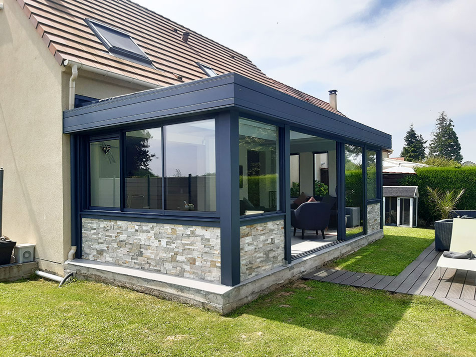 Avis véranda toit plat à Férolles (77) | Vie & Véranda